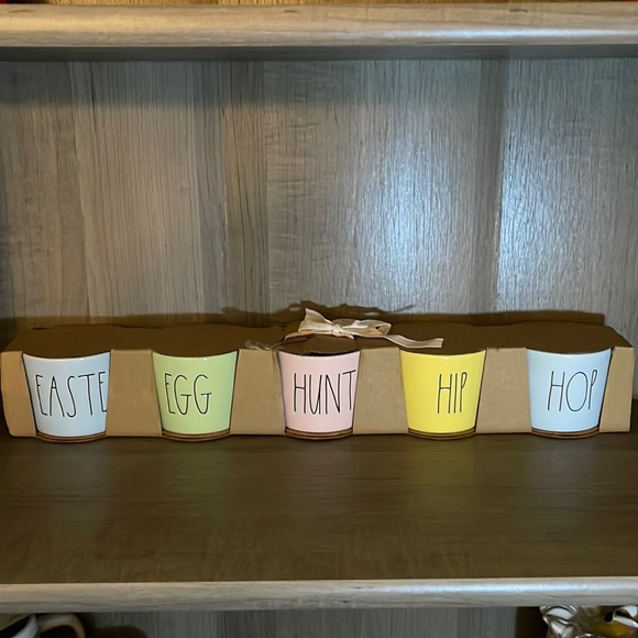 Rae Dunn | Accents | Rae Dunn Easter Egg Ramekin Coloring Dipper Set ...